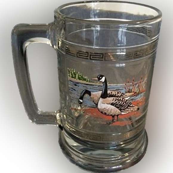 Kitchen | Princess House Crystal Canadian Goose Colonial Beer Glass ...